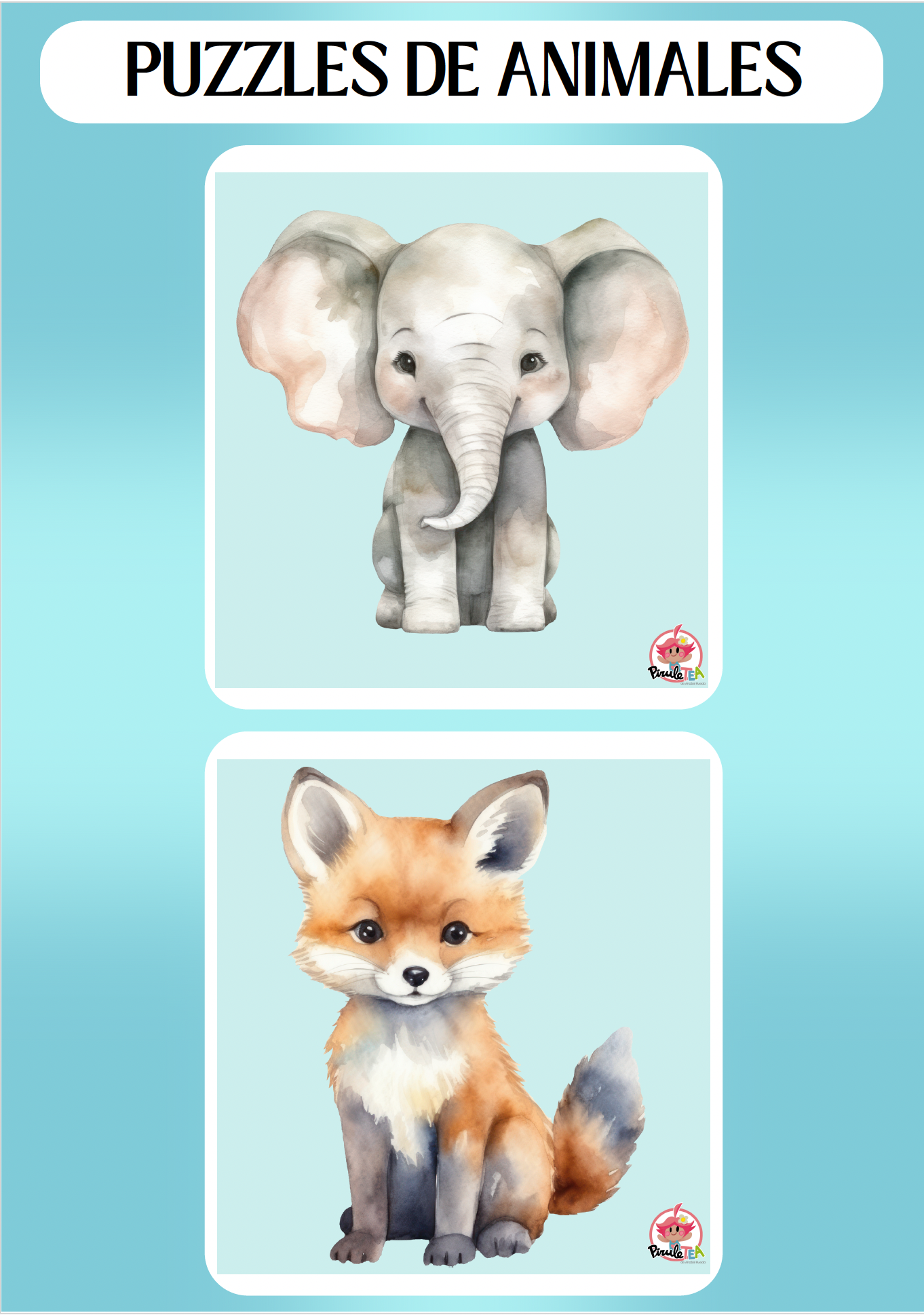 Puzzles de animales