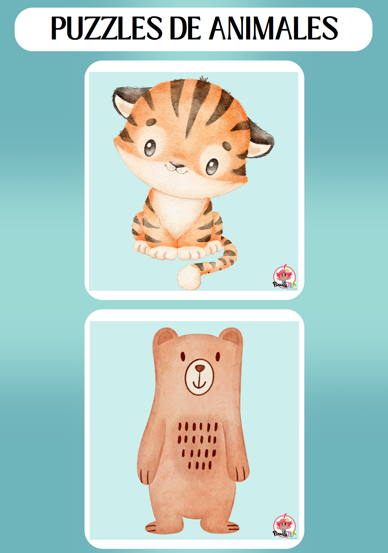 Puzzles de animales