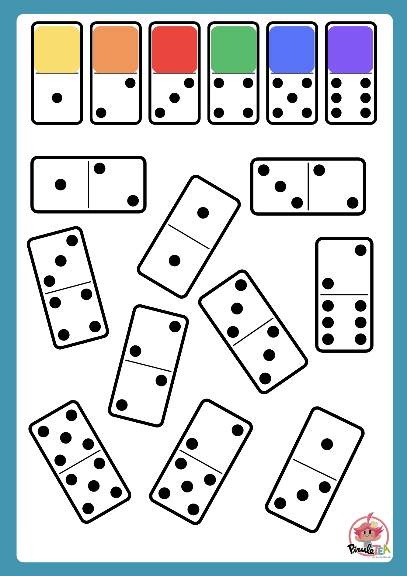 Atención fichas de dominó