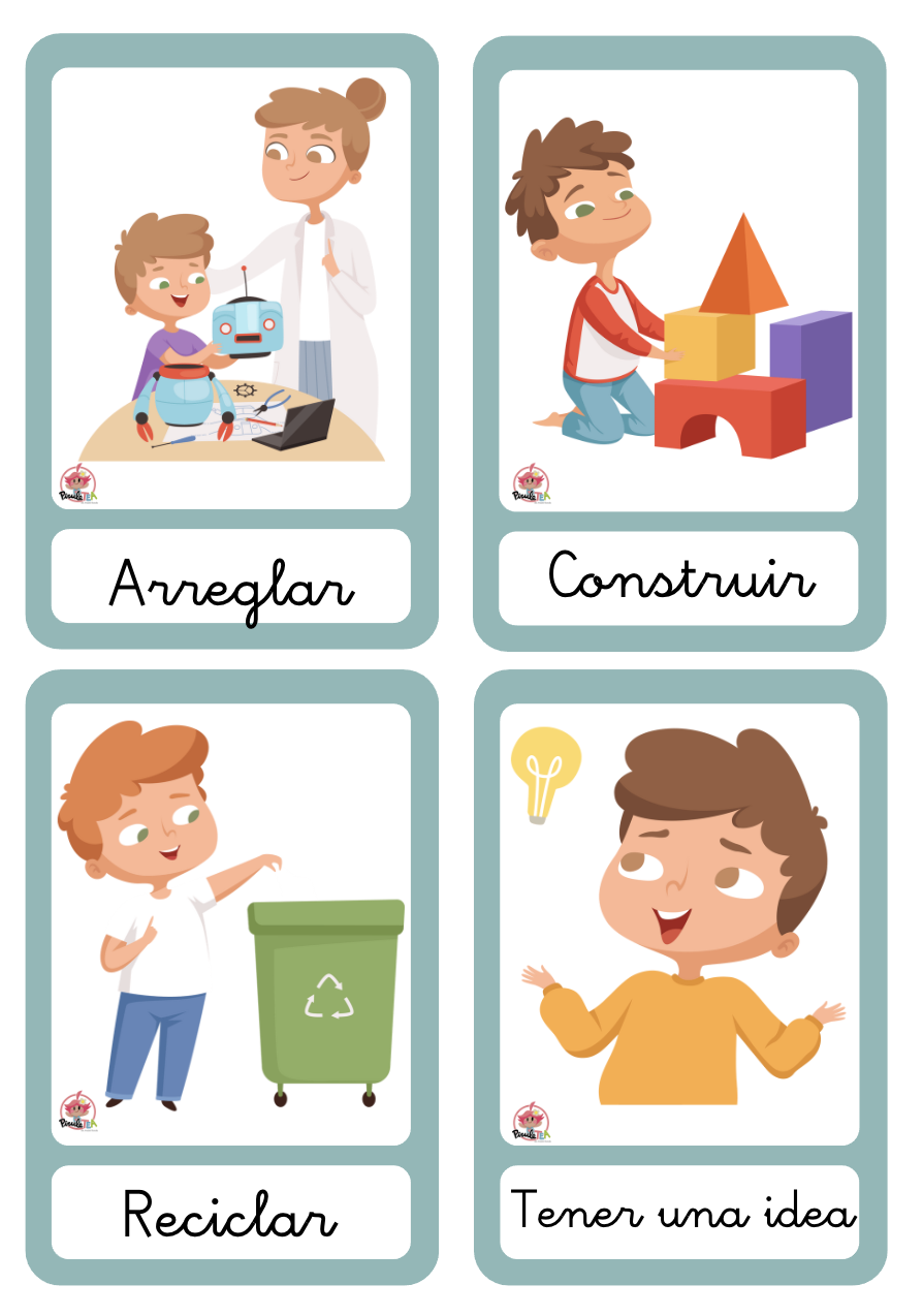 Tarjetas de acciones/verbos