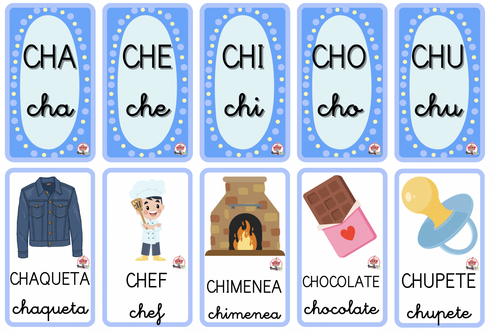 Tarjetas silábicas