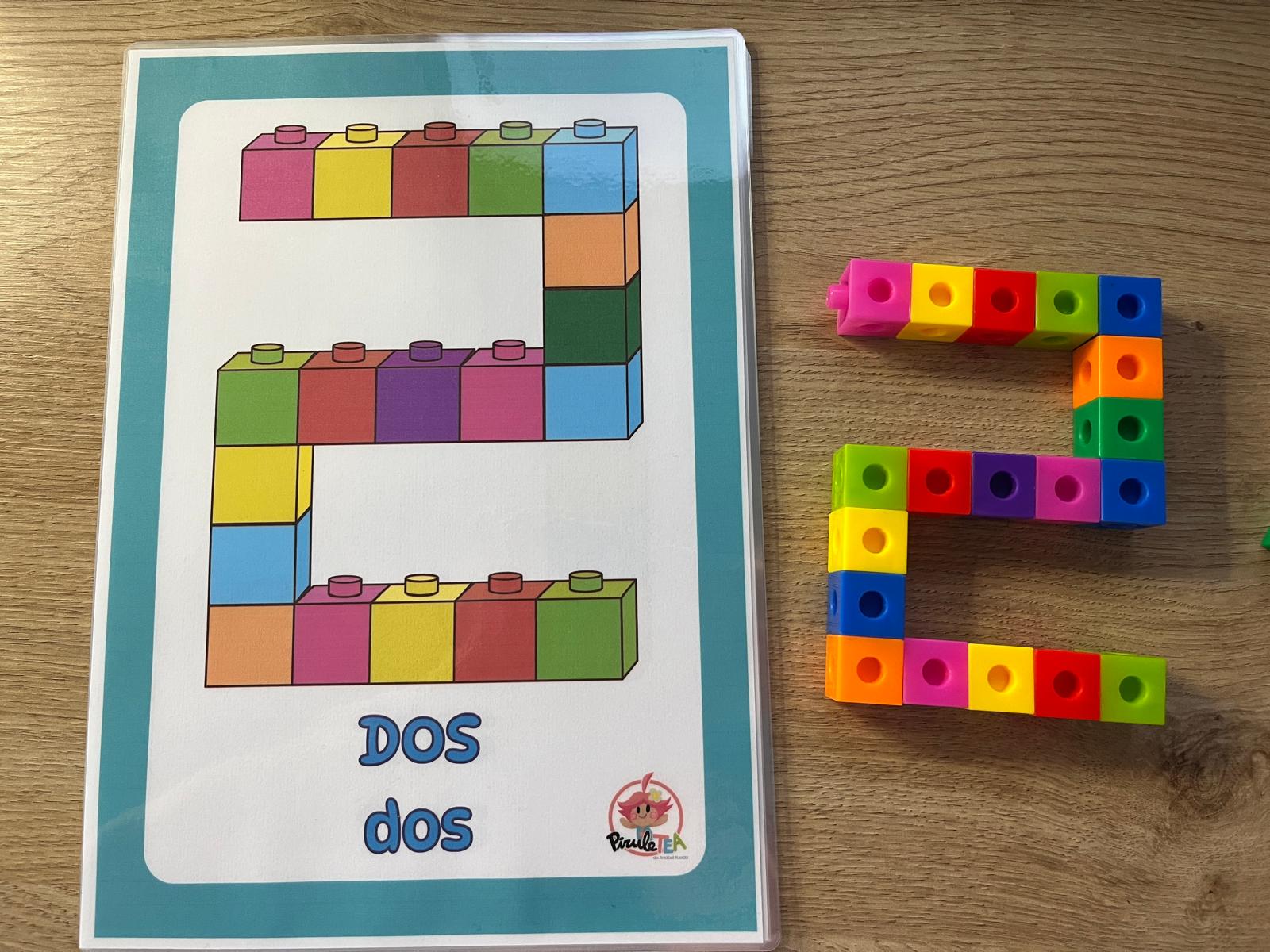 Los números con policubos