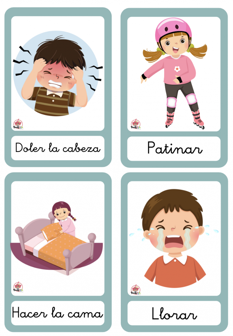 Tarjetas de acciones/verbos